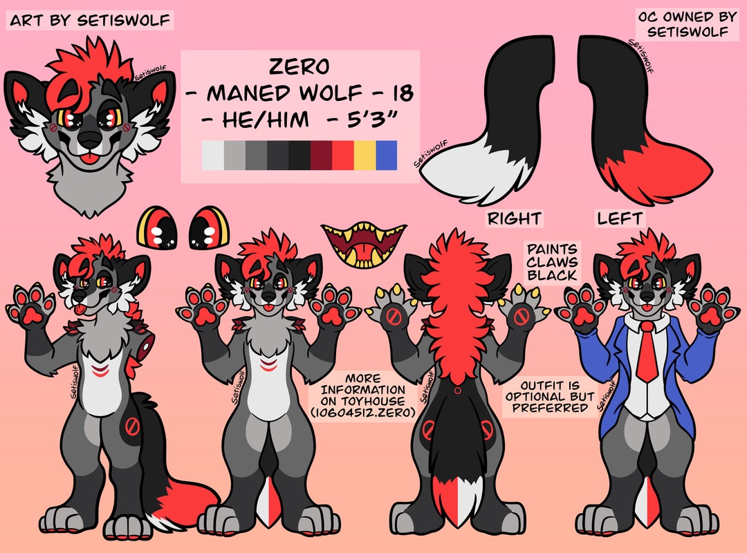 Digital Reference Sheet Furry Character YCH / Custom Fursona - Etsy Digital Reference Sheet Furry Character YCH / Custom Fursona - Etsy