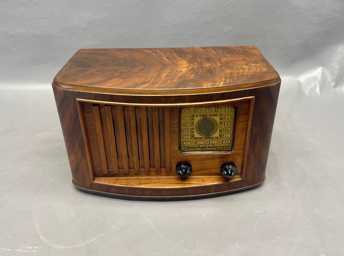 Rare 1940 Emerson Radio Model CR-262. Ingraham Cabinet. Mid - Etsy
