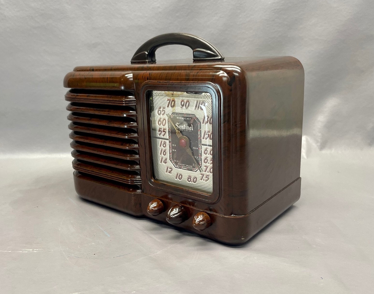 1941 Sentinel Radio Model 212W. Restored and Working FREE Shipping Mid ...