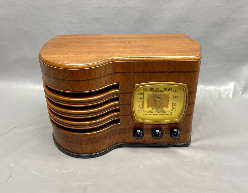 1938 Emerson Radio Model 167. Ingraham Cabinet. Mid Century - Etsy