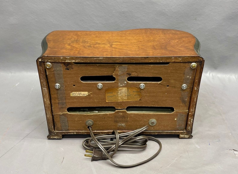 Amazing Restoration 1946 Sonora Radio Model RCU-208. Mid Century Radio ...