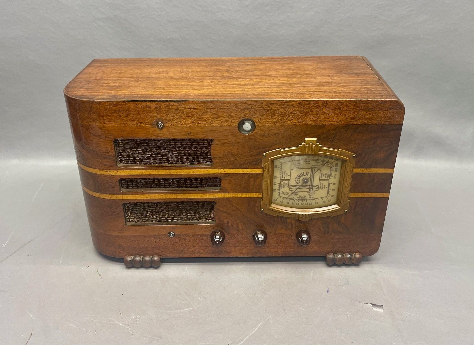 1937 Detrola Radio Model 135E. Restored and Working. FREE Shipping ...