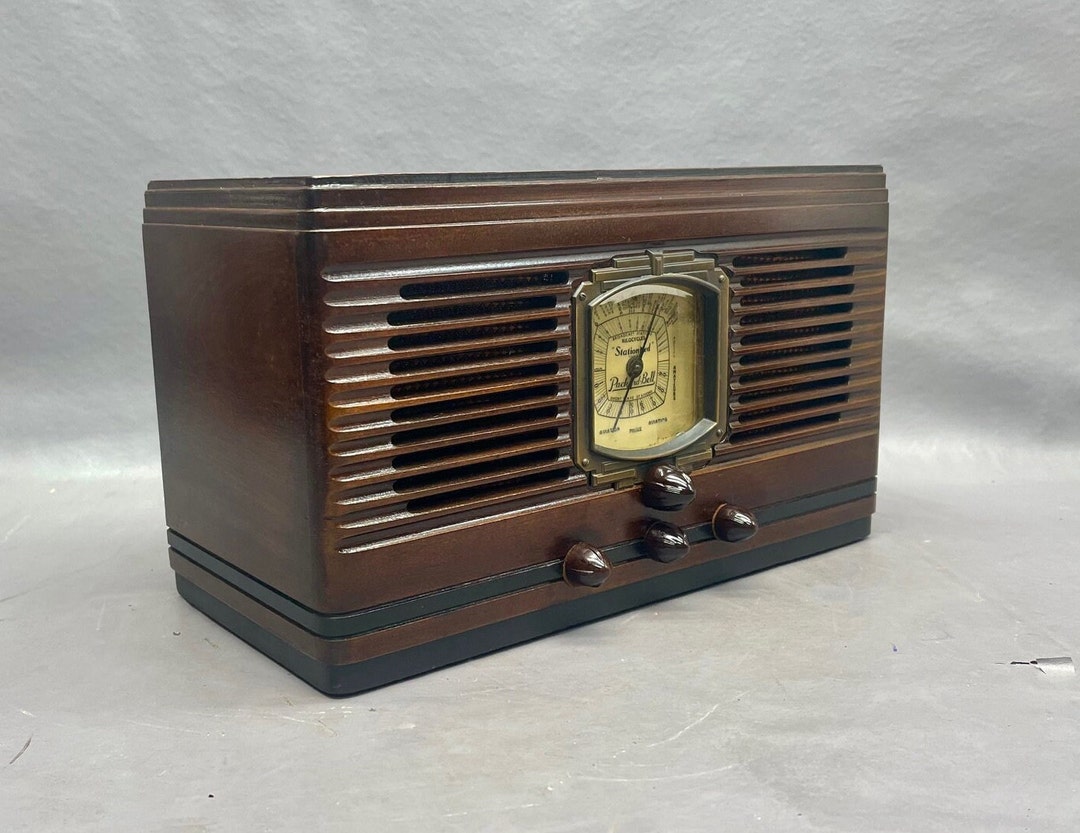 LR036 1937 Packard Bell Radio Model 35 "de Luxe". Mid Century Radio ...