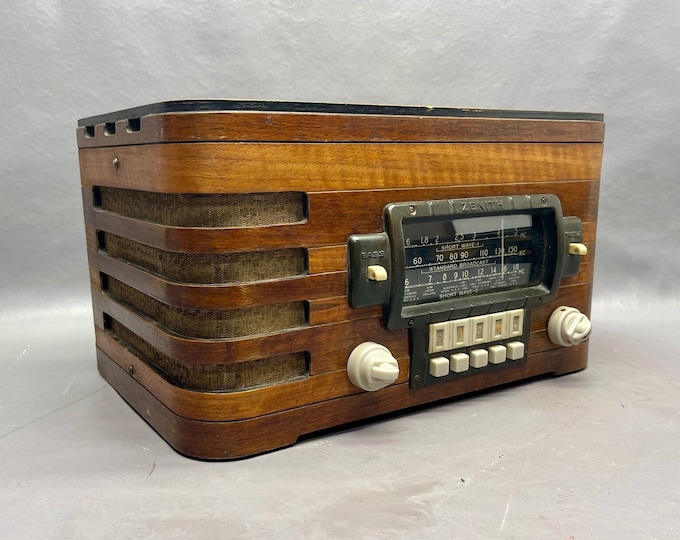 1940 Zenith Radio Model 6S439. Restored Mid Century Radio. FREE ...
