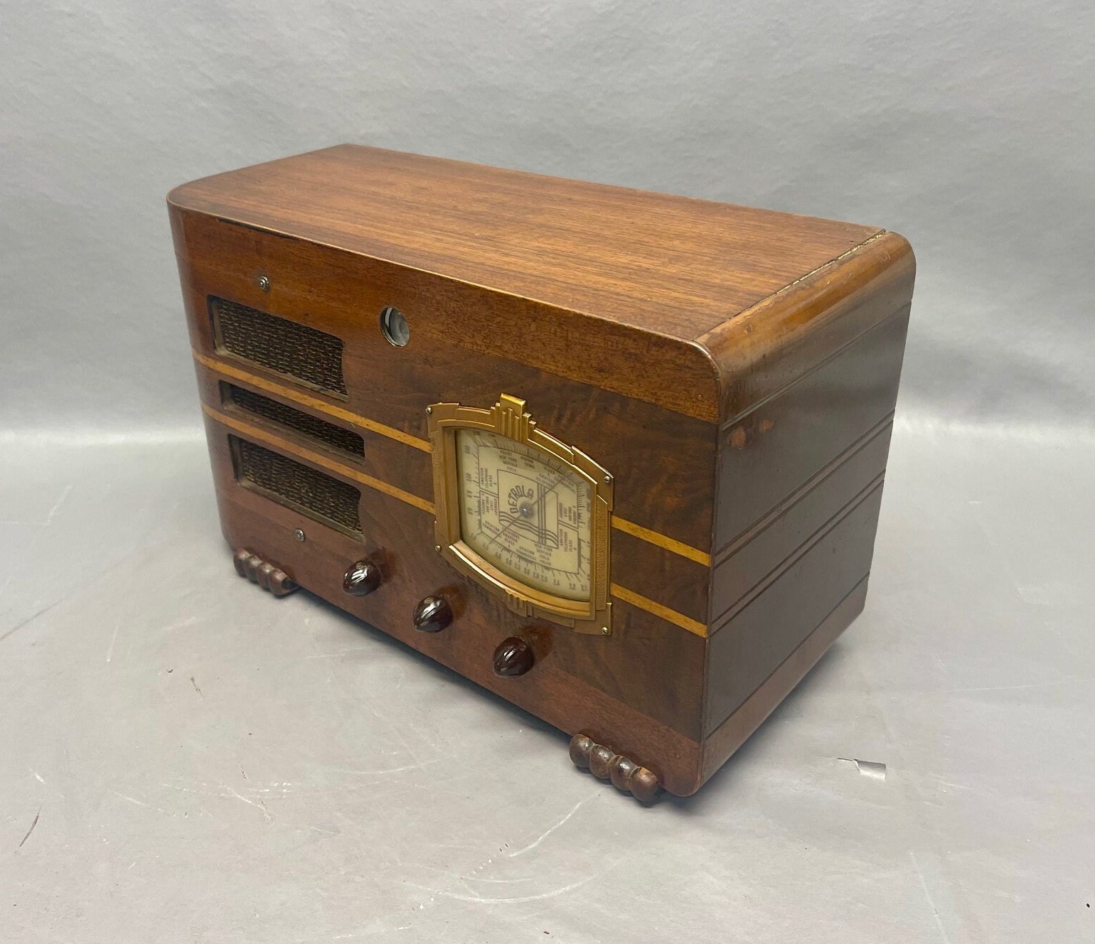 1937 Detrola Radio Model 135E. Restored and Working. FREE Shipping ...