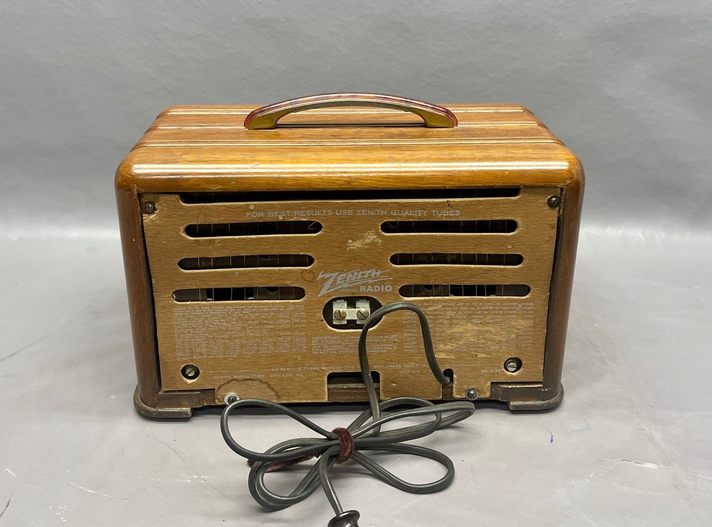 1941 Zenith toaster Radio Model 6D525 Mid Century - Etsy