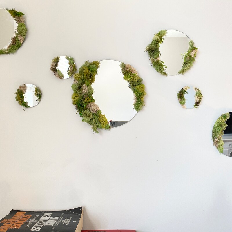 Moss Mirror - Etsy