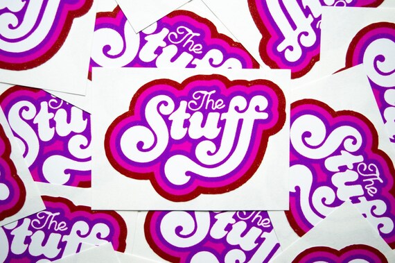 THE STUFF Logo Sticker / the Stuff 1985 80's Horror - Etsy