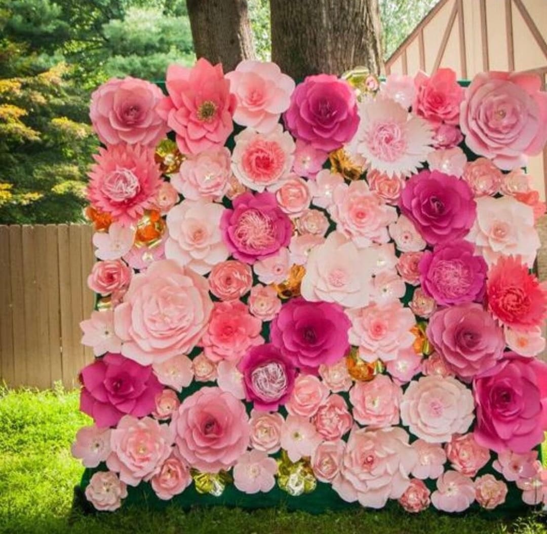 Ready to Use Large Paper Flowers in Your Colors to Choose for Making a ...