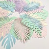 Tropical Paper Leaves Cut Outs, Pack of 25 Assorted Leaves in 10 Inches ...