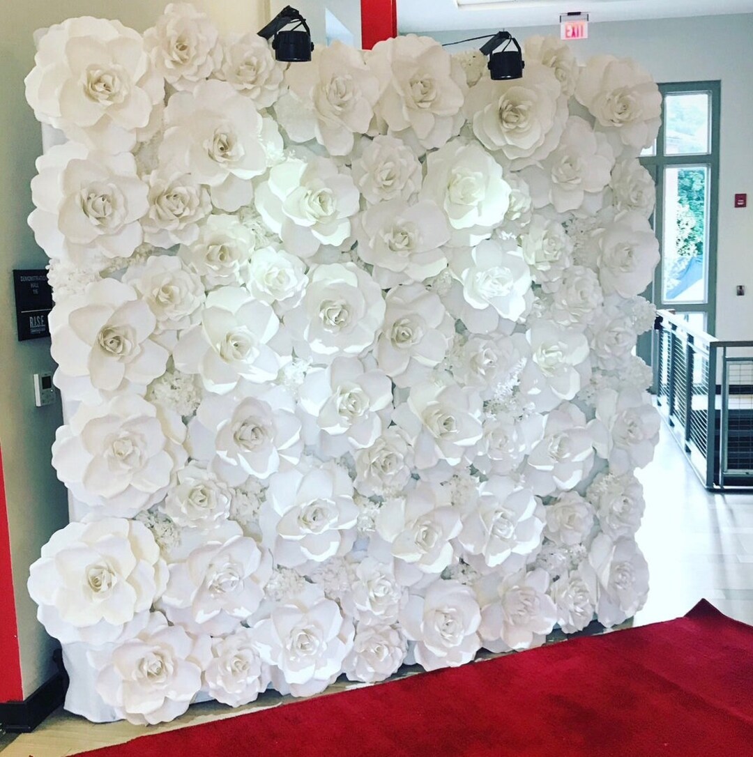 Ready to Use Large Paper Flowers in Your Colors to Choose for Making a ...