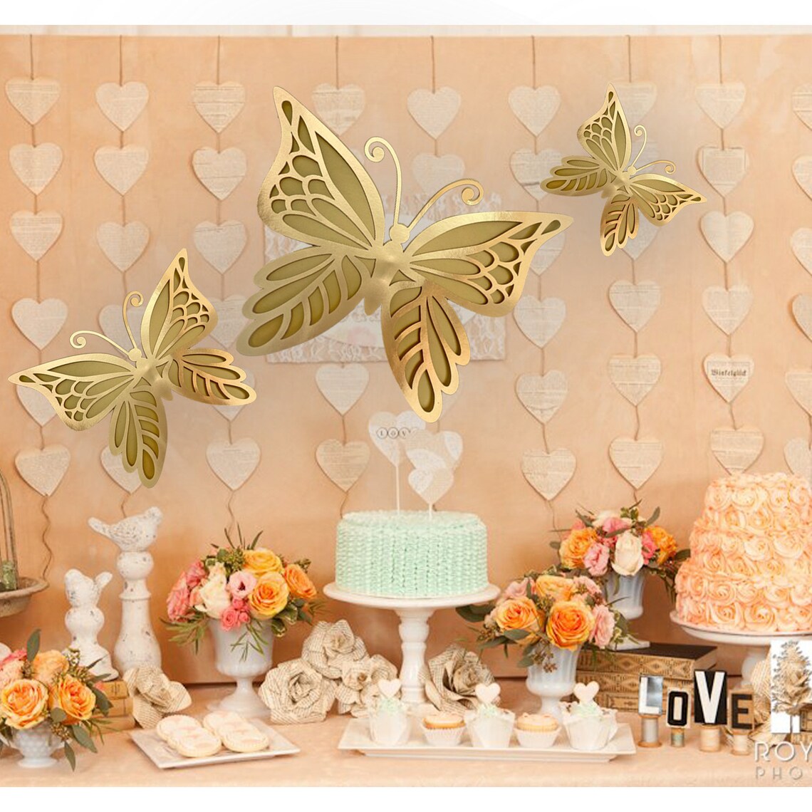 Pack of 3 Giant Large Paper Butterfly Prop Pack of 3 - Etsy