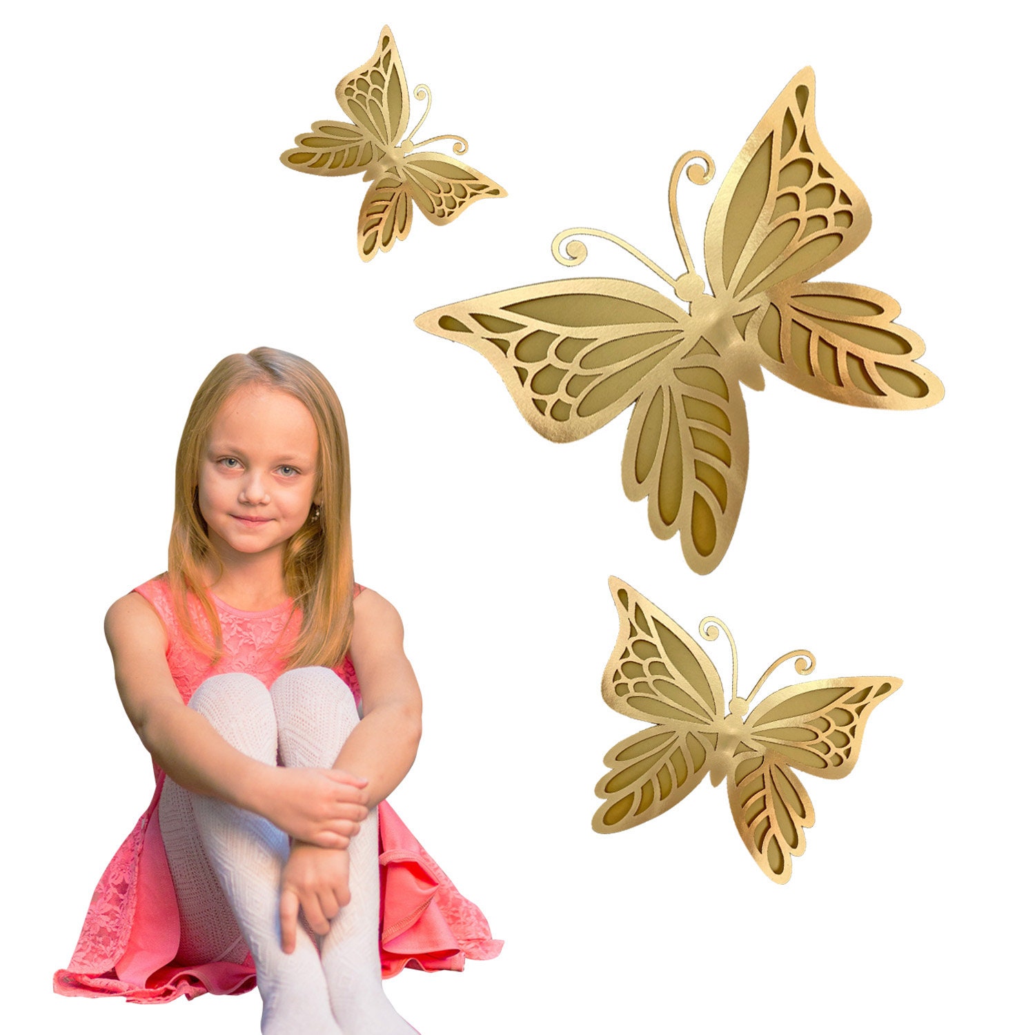 Pack of 3 Giant Large Paper Butterfly Prop Pack of 3 - Etsy