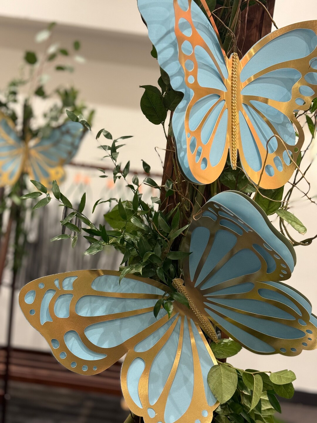 Custom Colors Pack of 3 Giant Large Paper Butterfly Props, Pack of 3 ...