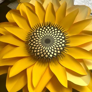 Large Handmade Paper Sunflower - Etsy