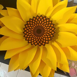Large Handmade Paper Sunflower - Etsy
