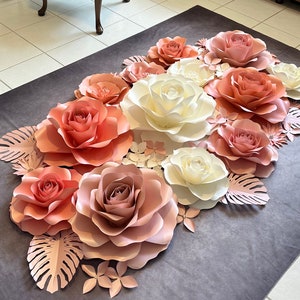 Ready to Use Large Paper Flowers ONLY for Make a Display the Way You ...