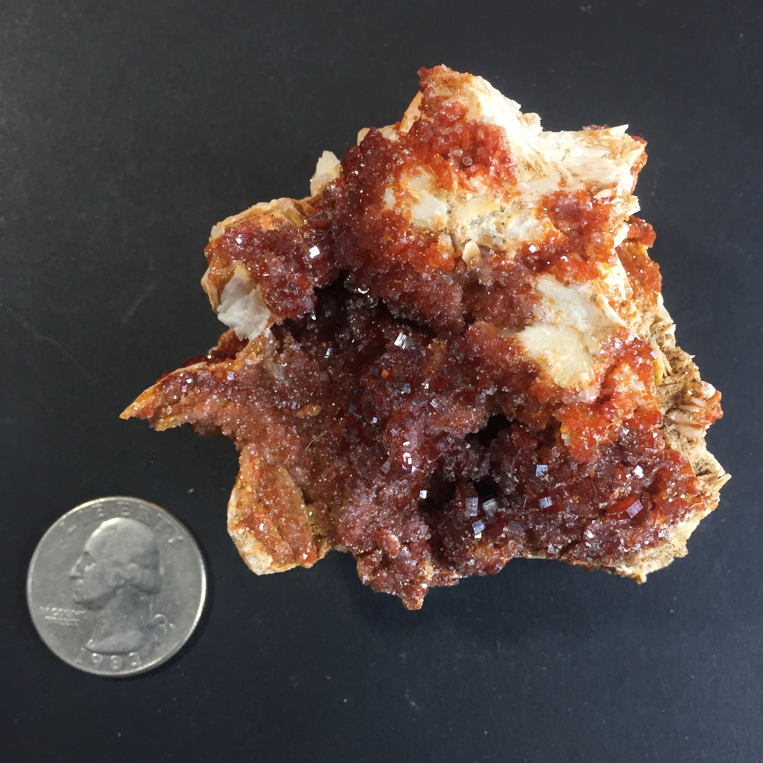 Home Décor Rocks & Geodes Natural Peruvian Vanadinite Cluster with ...