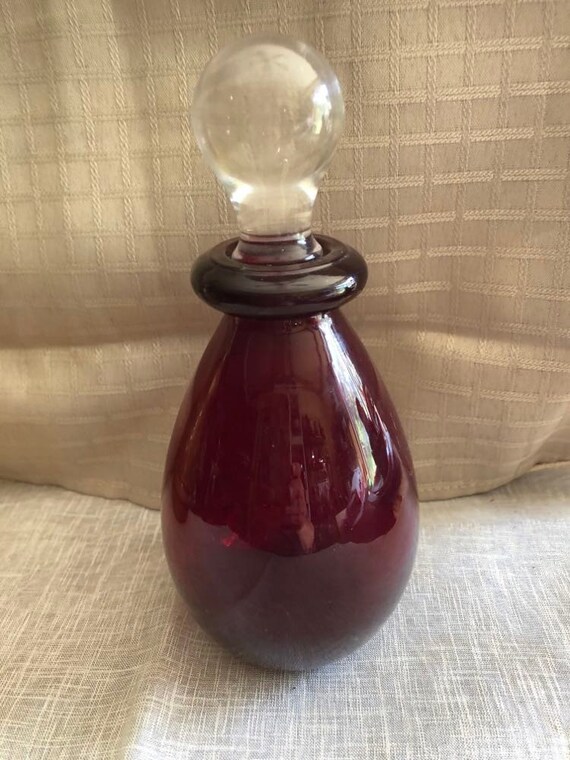 vintage clear ruby red - Gem