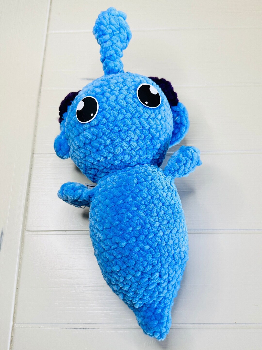 Blue Sea Creature Crochet Stuffed Animal Sea Beast Cute - Etsy