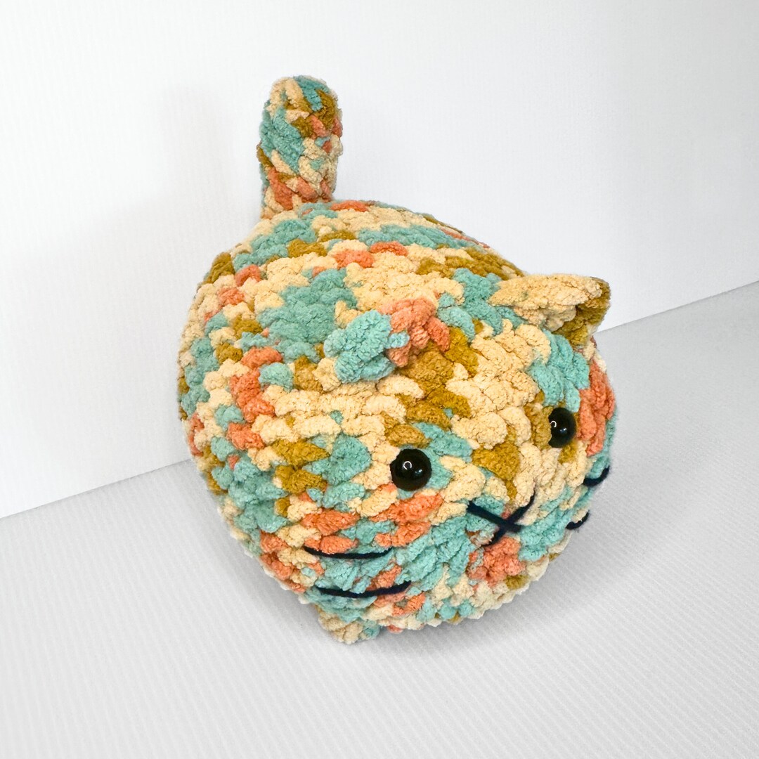 Stumpy Cat Emotional Support Stuffed Animal Adorable Chonky Cat Plushie ...