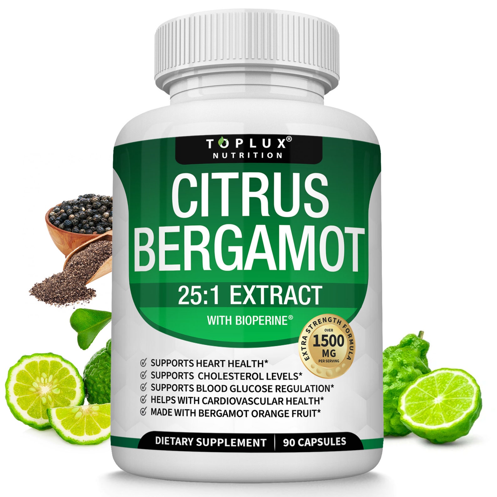 Citrus Bergamot 1500 Mg 25:1 Extract - Etsy