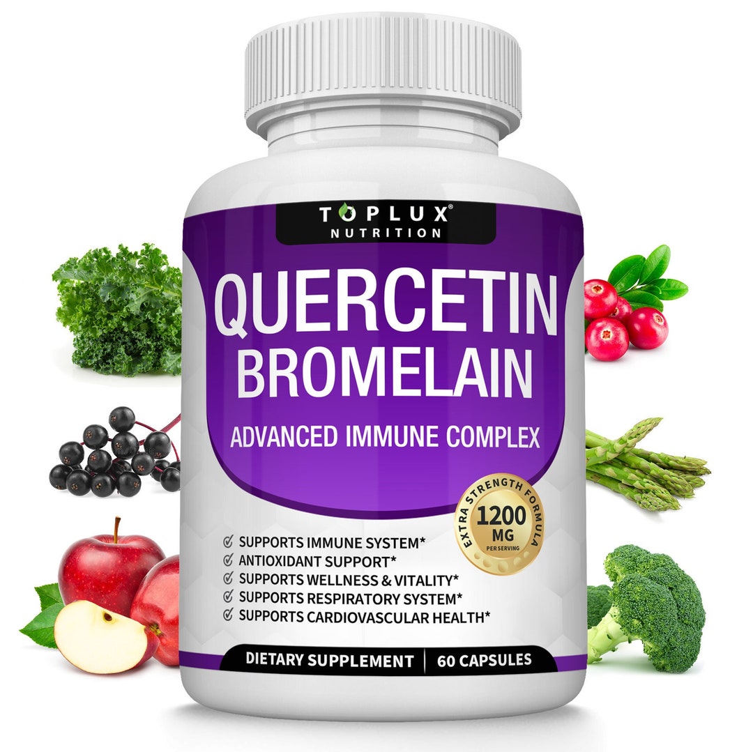 Quercetin Bromelain Advanced Immune Supplement - Etsy