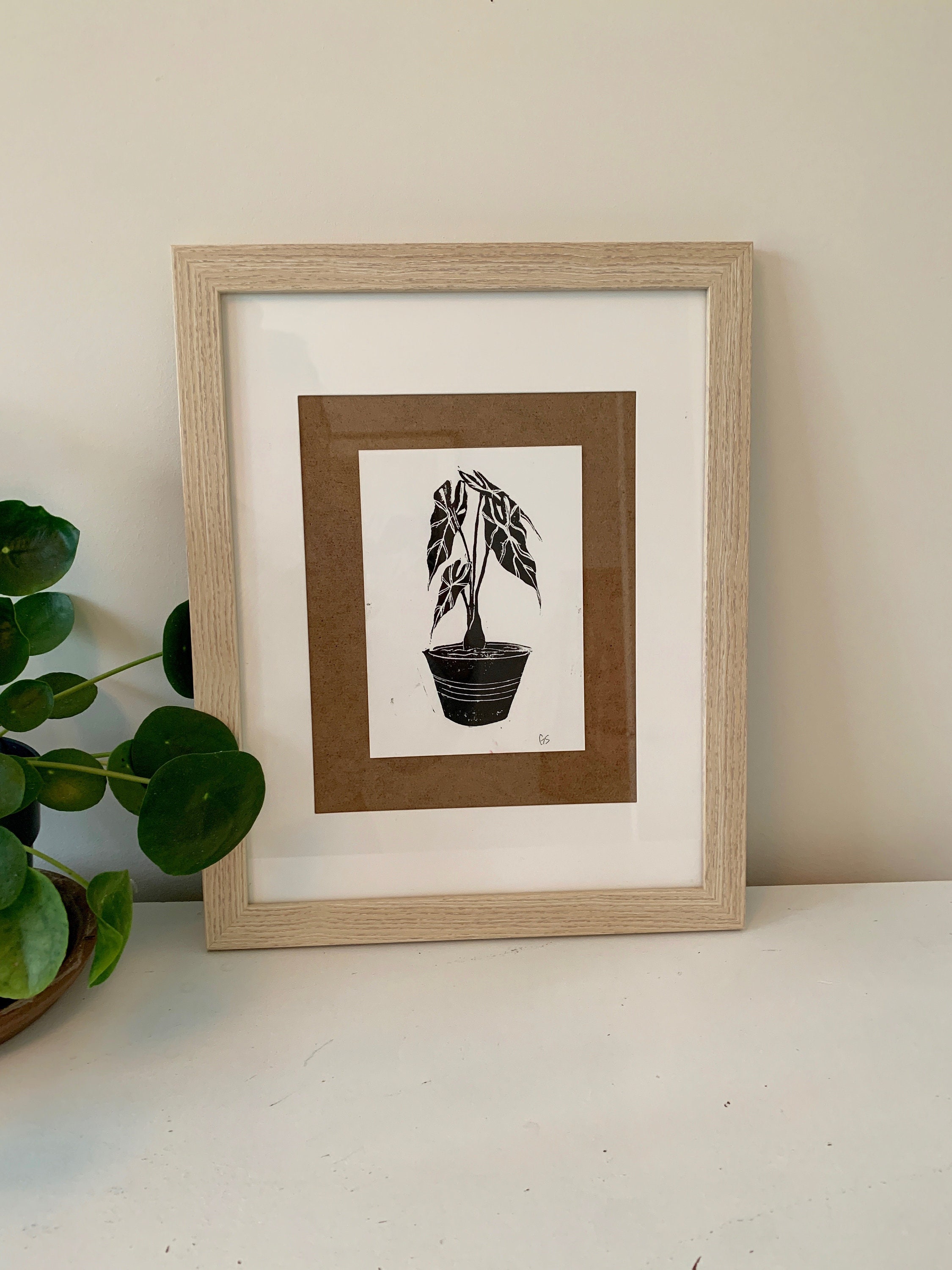 6x8 Original African Mask Linocut Print - Etsy Canada