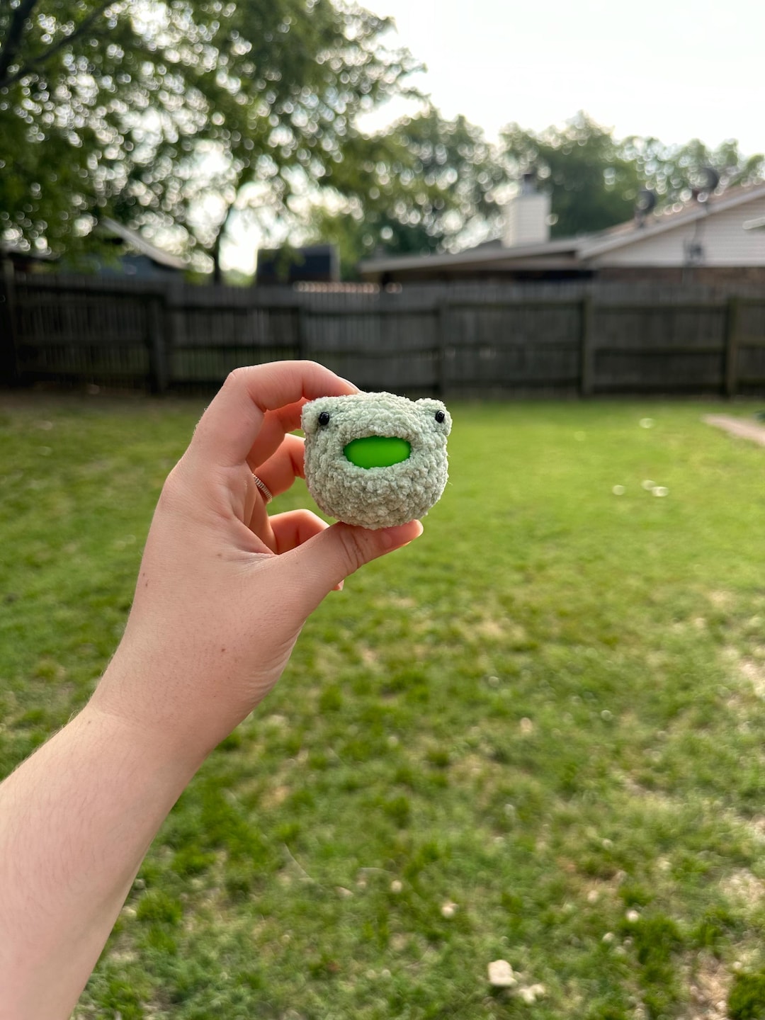 Mini SQUEEZEE Frog | Crochet Stress Ball | Fidget Toy - Etsy