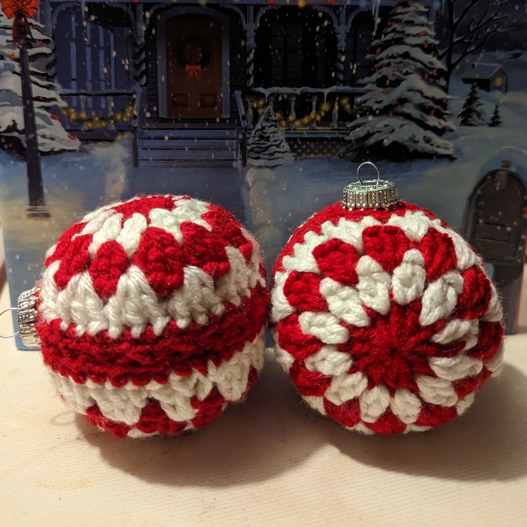 Granny Square Christmas Bauble - Etsy