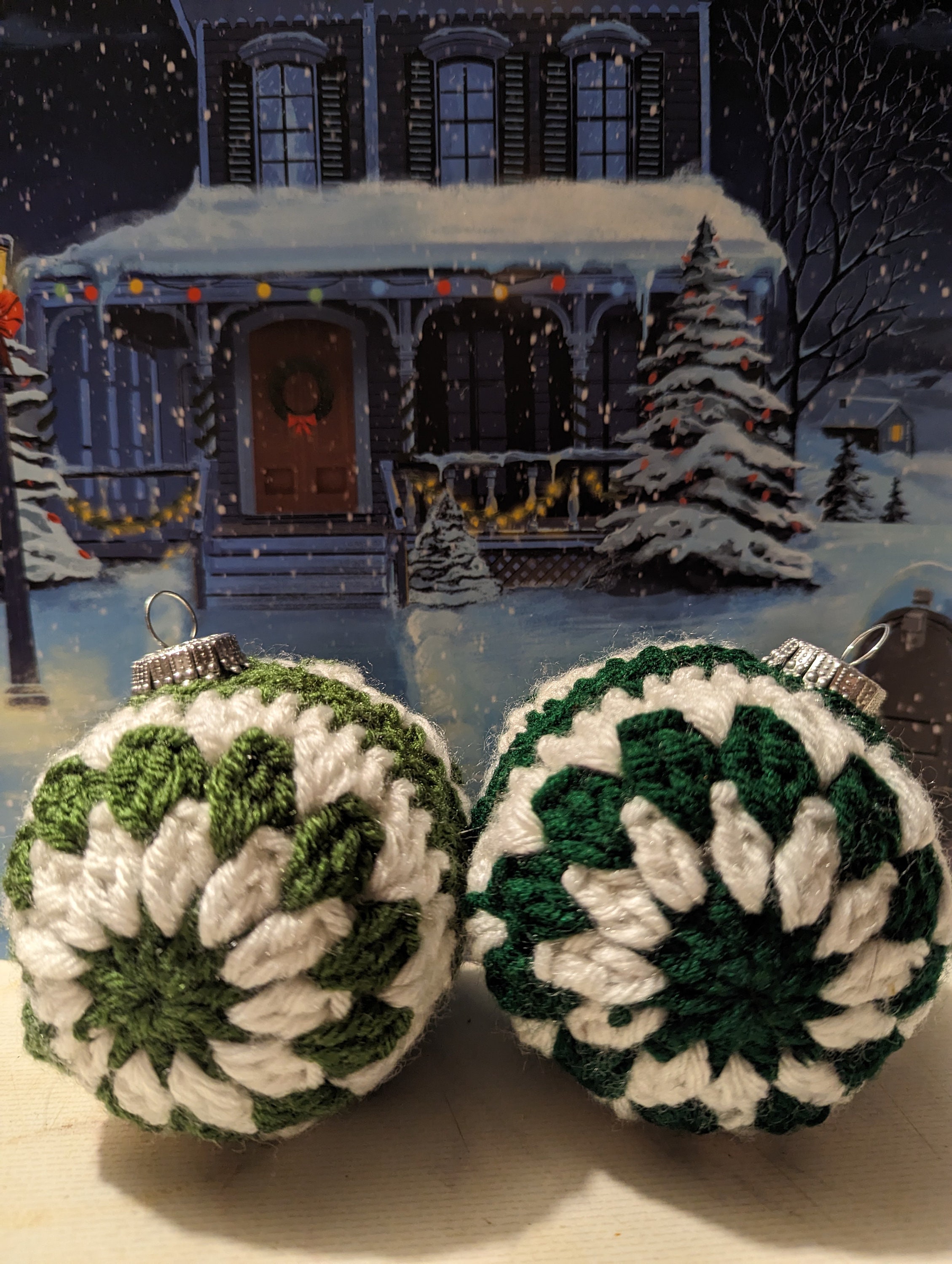 Granny Square Christmas Bauble - Etsy
