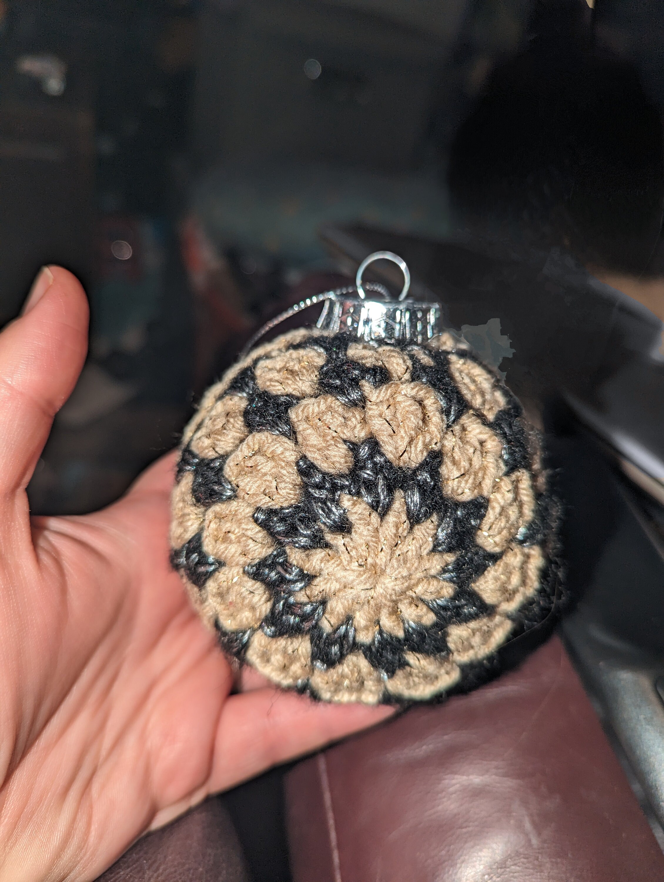 Granny Square Christmas Bauble - Etsy