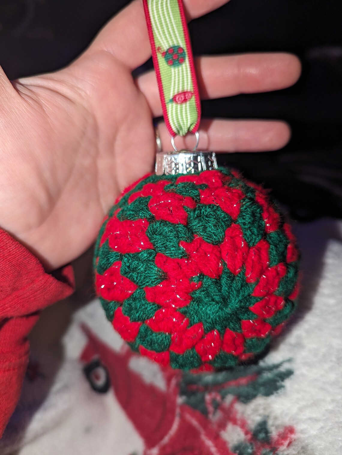 Granny Square Christmas Bauble - Etsy