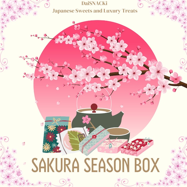 Sakura Japanese Snack Box - Etsy