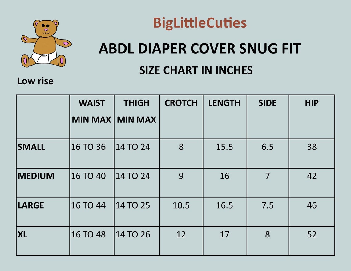 Abdl Locking Diaper Cover. Yellow Animal Size S, M, L, Xl. Cotton Print ...