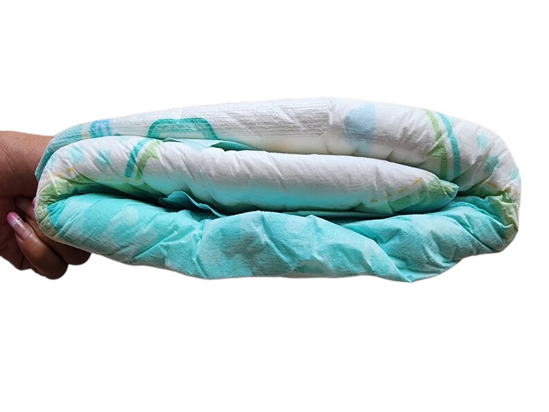 Adult Baby Super Thick Single DIAPER. Green Mouse on Green Disposable ...