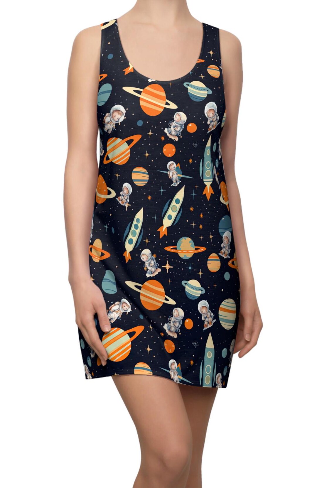 Outer Space Racerback Dress, ABDL Regression Roleplay DDLG Cosplay ...