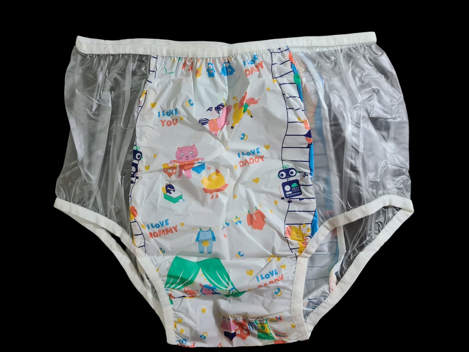 Adult Baby PLASTIC PANTS. Lcve Mommy Cartoon Strip. Sissy. Pull-up ...