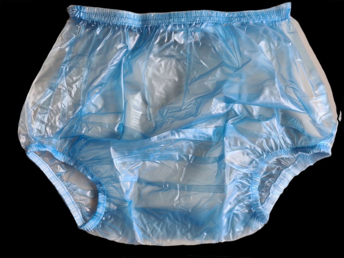 Adult Baby Blue PLASTIC PANTS. Baby Soft. Sissy. Abdl Pvc Pants. Large ...