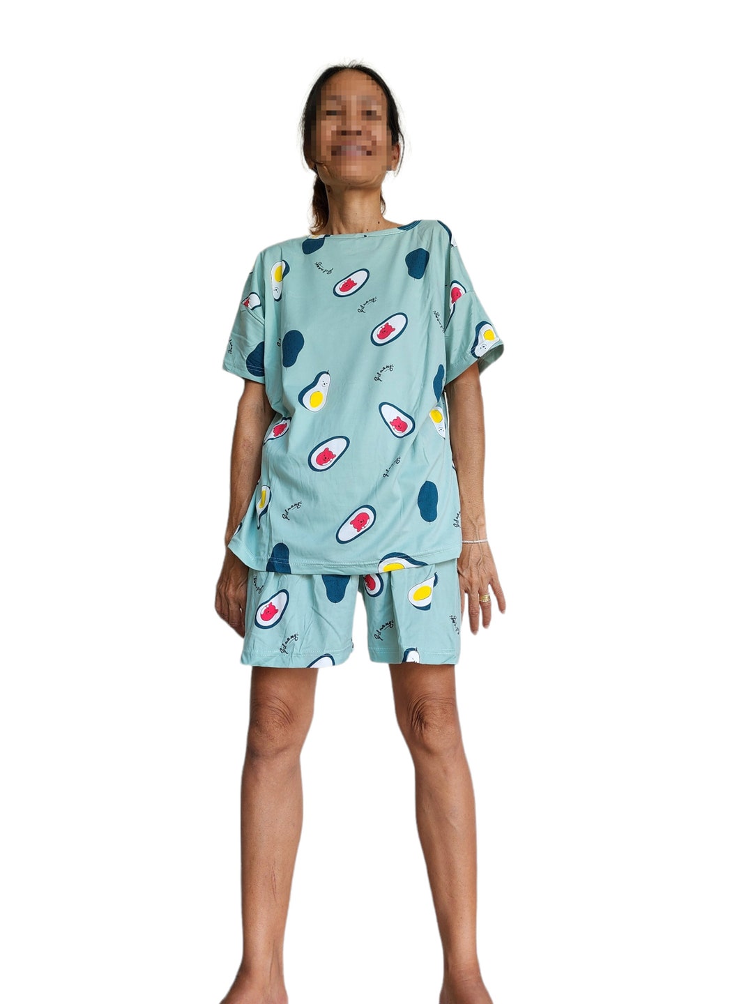 Adult Baby PYJAMA, Green Pear. Abdl Pyjama, Sissy T-shirt Top and ...