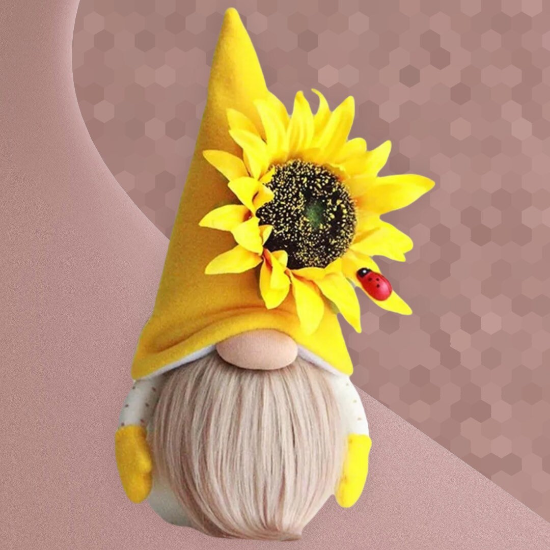 Manchester Bee Spring Sunflower Gonk Gnomes - Etsy UK