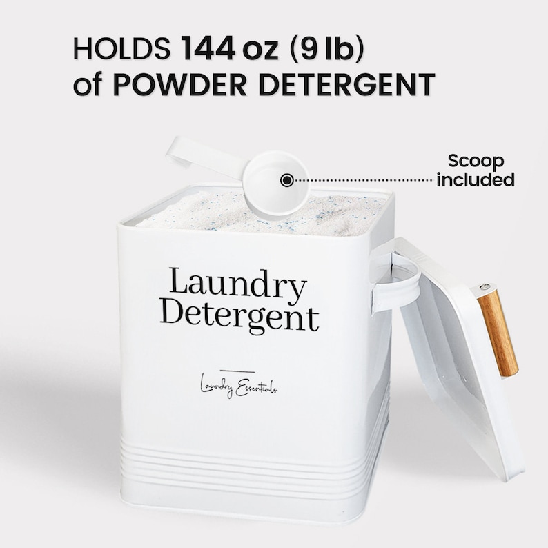 Modern Farmhouse Detergent Holder Lint Bin and Dryer Sheet - Etsy