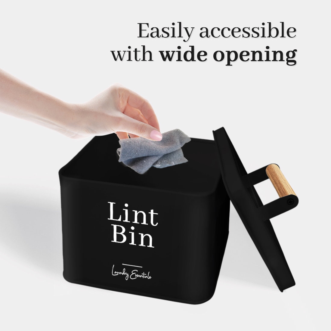 Modern Farmhouse Lint Bin for Laundry Room Decor and - Etsy