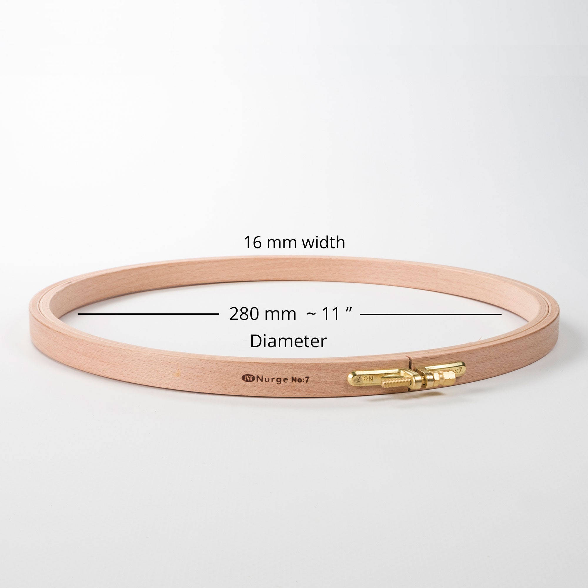 Nurge High Quality Wooden Embroidery Hoops 24 Sizes & 3 Widths Smooth ...