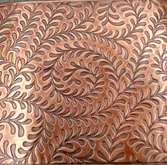 Faux Hammered Copper Sheets