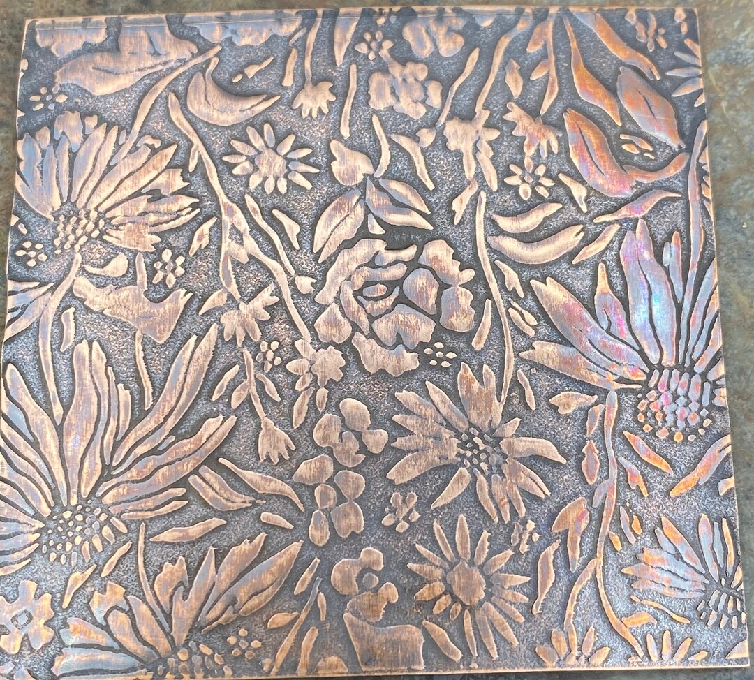 Garden of Dean Pattern Patterned Copper Sheet - Etsy