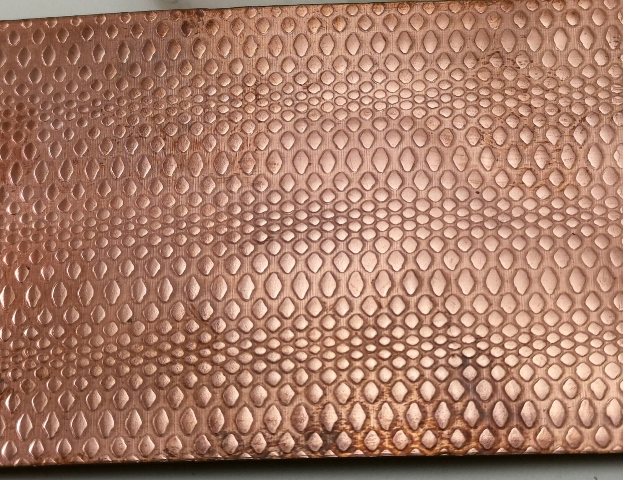 Hammered Copper Sheets
