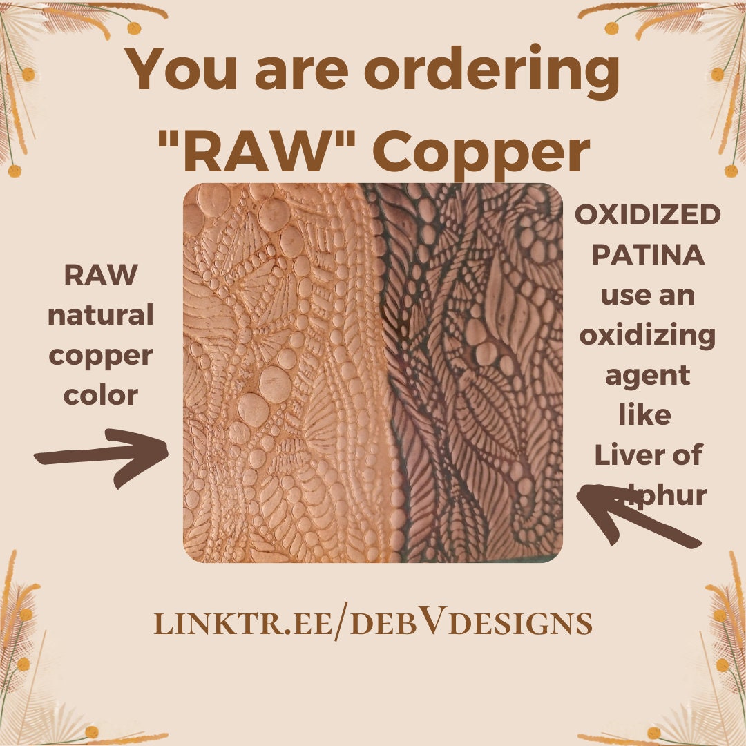 Toad Skin Pattern Patterned Copper Sheet - Etsy