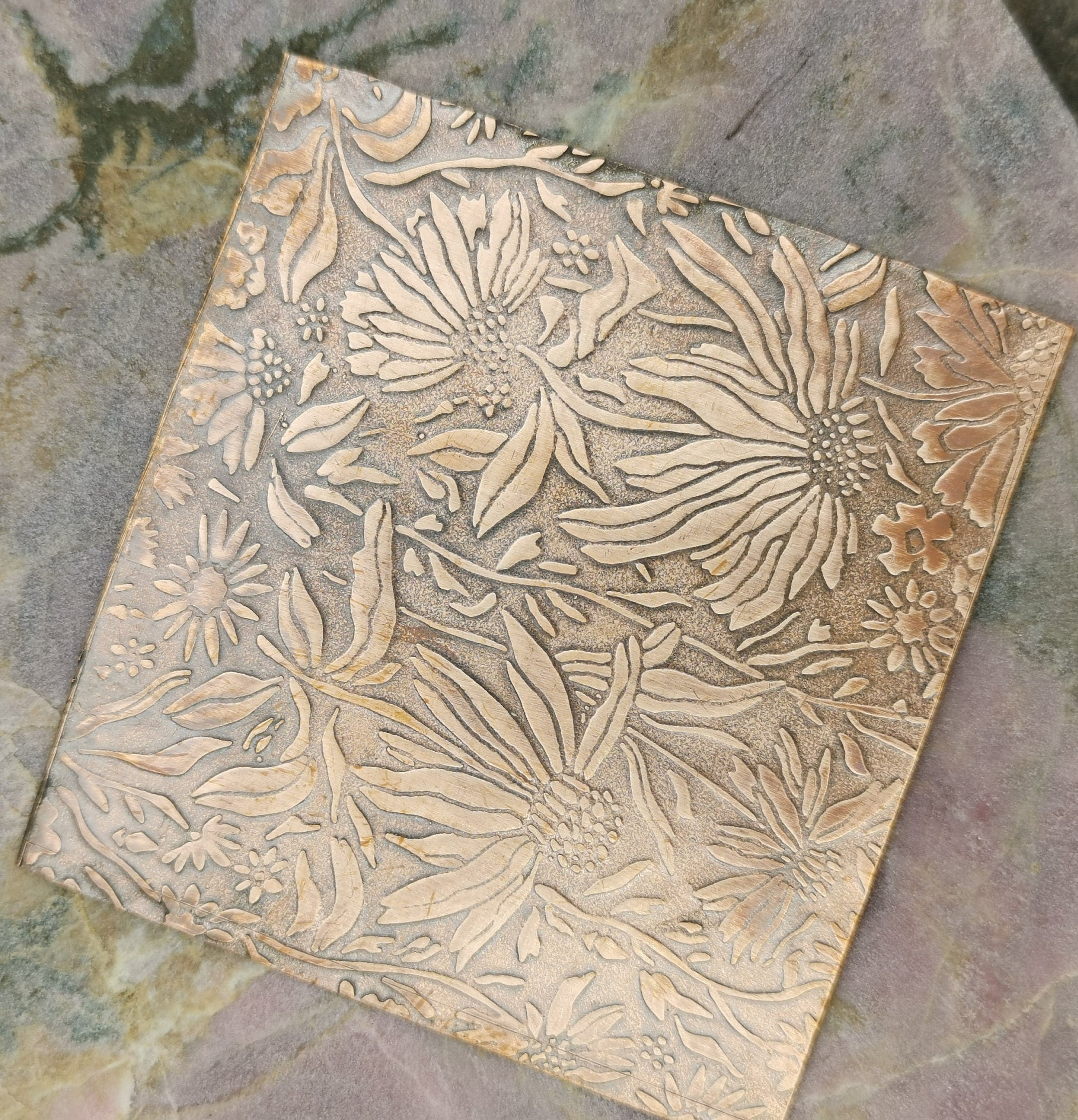 Garden of Dean Pattern Patterned Copper Sheet - Etsy