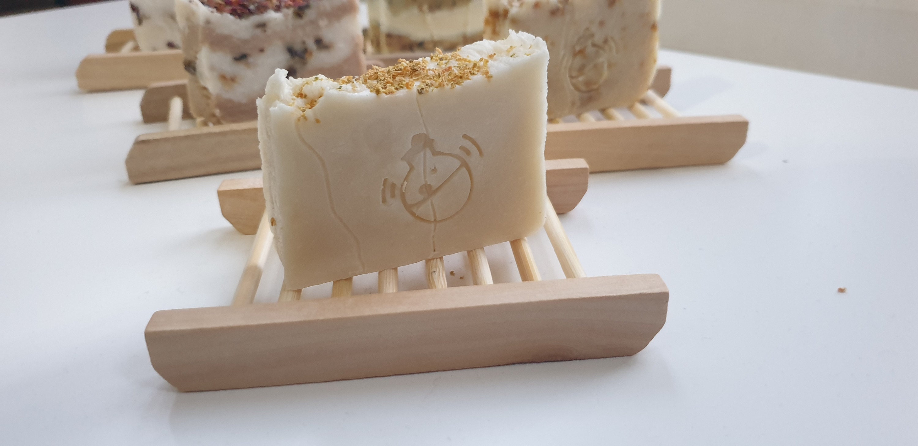 Natural Bamboo and Wood Sleigh Soap Dish Holder - Bamboo Ladder - Etsy